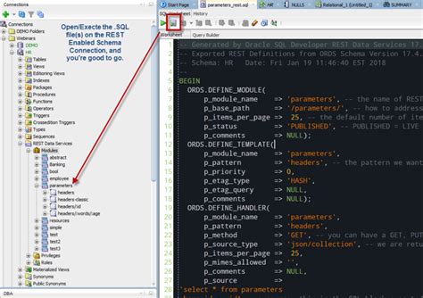 Oracle REST Data Services GitHub All The Examples