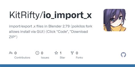 GitHub KitRifty Io Import X Import Export X Files In Blender Poikilos Fork Allows