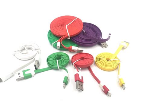 M M M Colorful Micro Usb Ribbon Cable For Android Smart Phone Buy Multi Function Usb