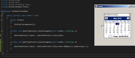 C How Can I Set A Default Hour In The Datetimepicker Every Time The