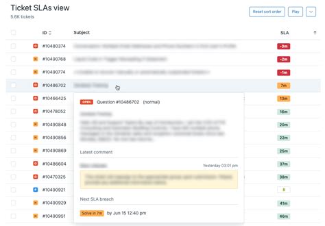 Viewing And Understanding Sla Targets Zendesk Help