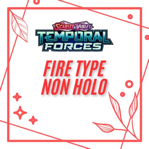 Temporal Forces Fire Type Non Holo Shopee Philippines