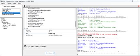 CC2674R10 HCI LE EnhancedReceiverTest Test Items Cannot Be Executed Properly On BTool Using The