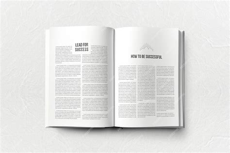Open Book Mockup Psd Premium Psd