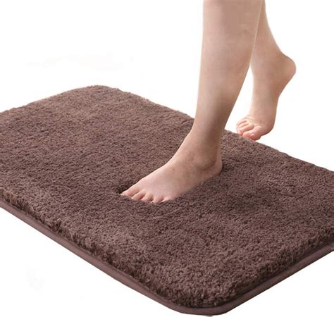 Covoras De Baie Rmane Microfibra Brun 50 X 80 Cm Chilipirul Zilei