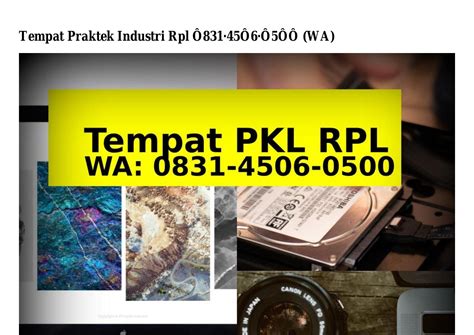 Tempat Praktek Industri Rplpdf Docdroid