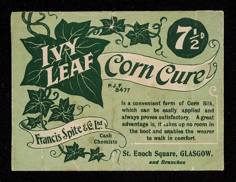 Ivy Leaf Corn Cure Free Photo Illustration Rawpixel