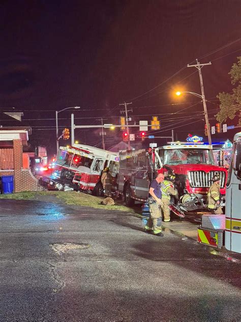 CRITICAL FIRE APPARATUS CRASH MULTIPLE FF S DOWN PENNSYLVANIA Firefighter Close Calls