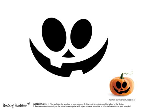 Printable Cute Pumpkin Carving Templates Free Printable Us