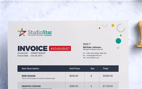 Invoice Bill Cash Memo Template MS Word EPS And PSD Invoice Design