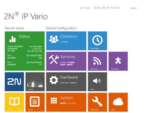 starting manual for integration with 2n ip intercoms faq intercoms