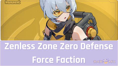Zenless Zone Zero Defense Force Faction Soldier 11 And Obol Squad Bahomu