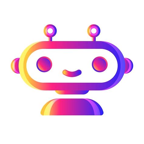 Premium Vector Chat Bot Robot Vector Colorful Style Isolated