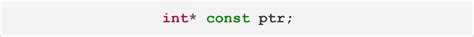 Constant Pointer And Pointer Constant In C Programming