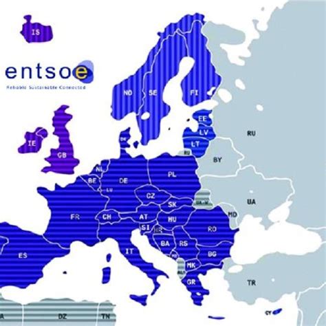 Map Of Entso E Source Entsoe Eu Download Scientific Diagram