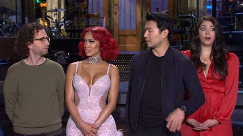 Saturday Night Live Simu Liu Saweetie And Kyle Mooneys Broken Heart