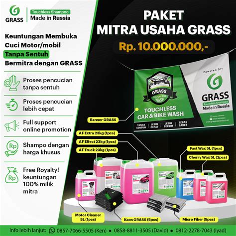 Grass Indonesia Paket Mitra Usaha Pencucian Touchless Facebook