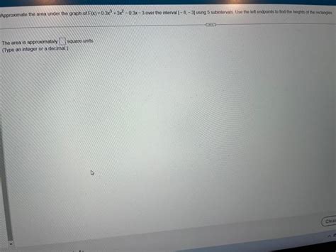 Solved Approximate The Area Under The Graph Of Chegg