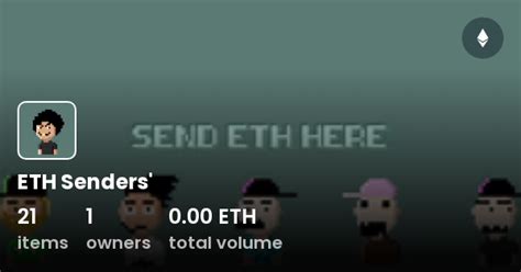 Eth Senders Collection Opensea