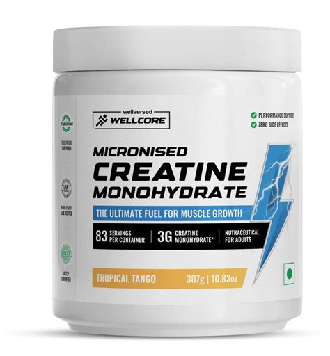 Best Micronised Creatine Monohydrate Supplement Online In India — Wellversed