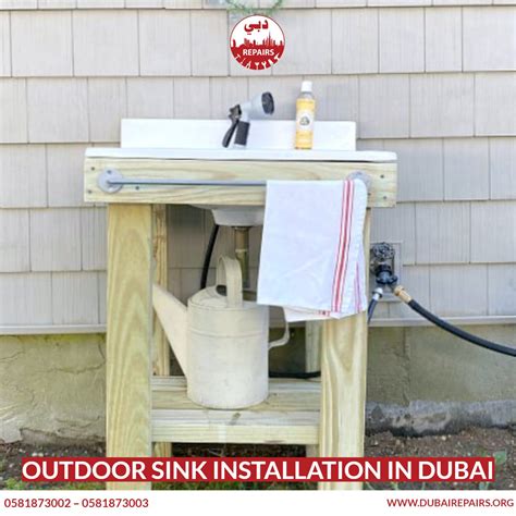 Outdoor Sink Installation In Dubai 0581873003 Dubai Repairs
