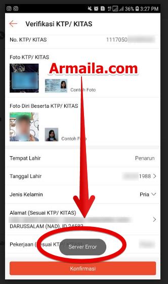 Verifikasi Shopeepay Server Error Dan Cara Mengatasinya ARMAILA Com