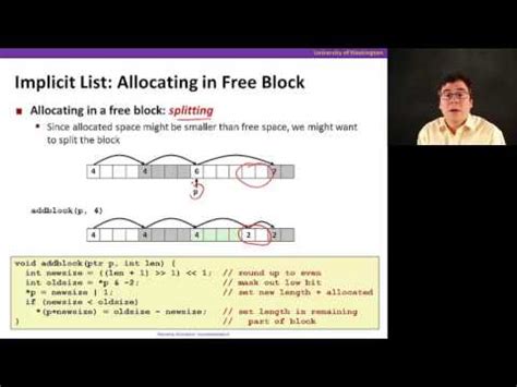 Memory Allocation Video 3 Implementation YouTube