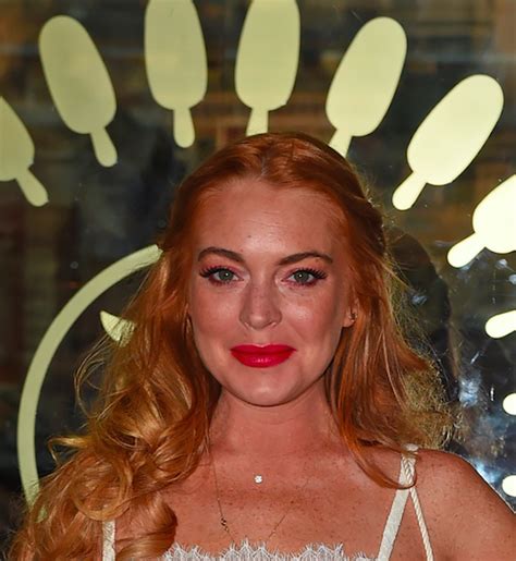 Lindsay Lohan Clown Face Of The Day