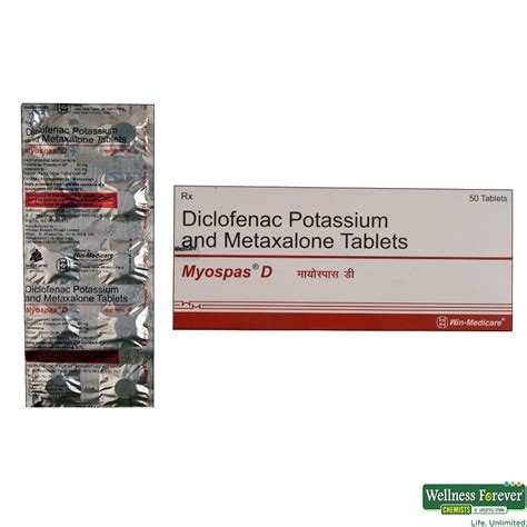 Buy Myospas D 10 Tablets Online At Best Prices Wellness Forever