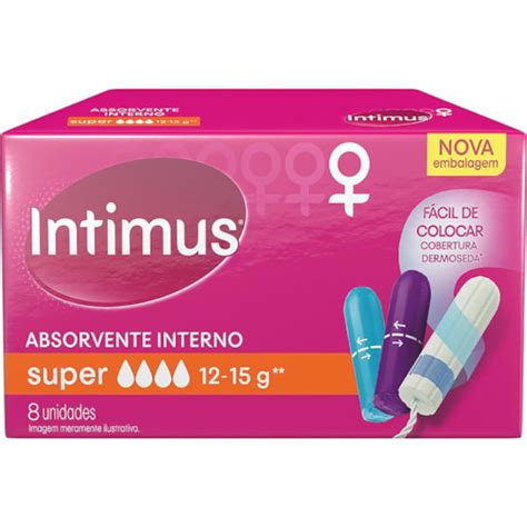 Absorvente Intimus Interno Super 8 unidades - Destro