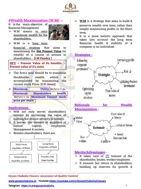 Wealth Maximization 240102 124033 Pdf Net Present Value Interest