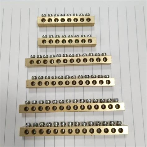 Brass Terminal Blocks Pickling Connector Terminal Block Screw Terminal Block Electrical Earth