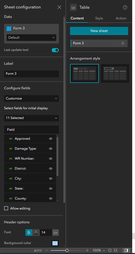 solved how to set table widget to read only esri community