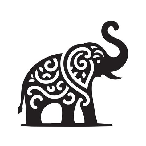 Laser Cut Elephant Vector Art Icons And Graphics For Free Download