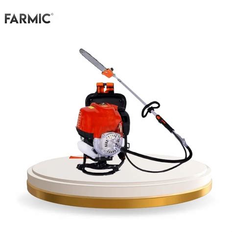 Farmic 4 Stroke Farmic Back Pack 35cc Crop Cutter With Chainsaw At