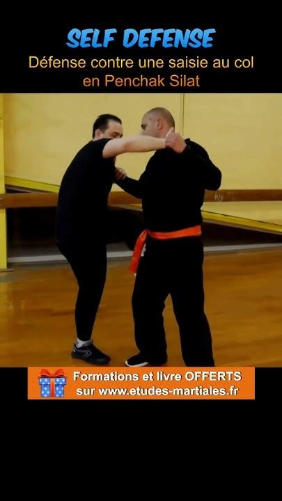 Comment Se Défendre Contre Une Saisie Au Col En Penchak Silat Self Défense N°2 Shorts Youtube