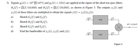 solved 3 signals gi t 104 ii 104t and gz t 28 t are