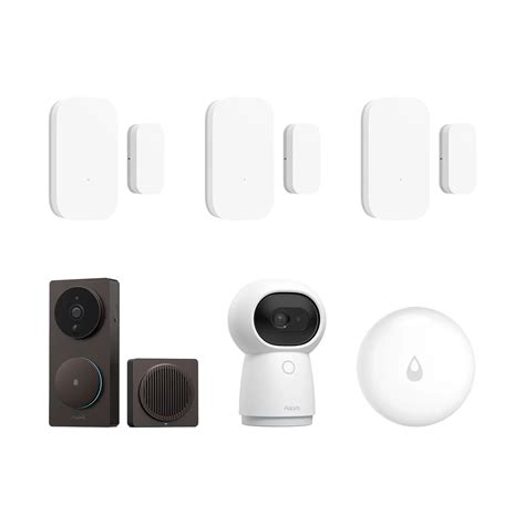 Aqara Complete Smart Home Guardian Kit G3 Pan Tilt Ai Camera Hub G4 Doorbell Door And Water
