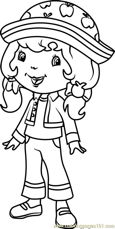 Strawberry Shortcake Apple Dumplin Coloring Pages
