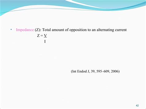 Working Length Determination And Apex Locator Ppt