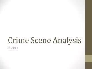 PPT FUNDAMENTALS OF CRIME ANALYSIS PowerPoint Presentation Free Download ID
