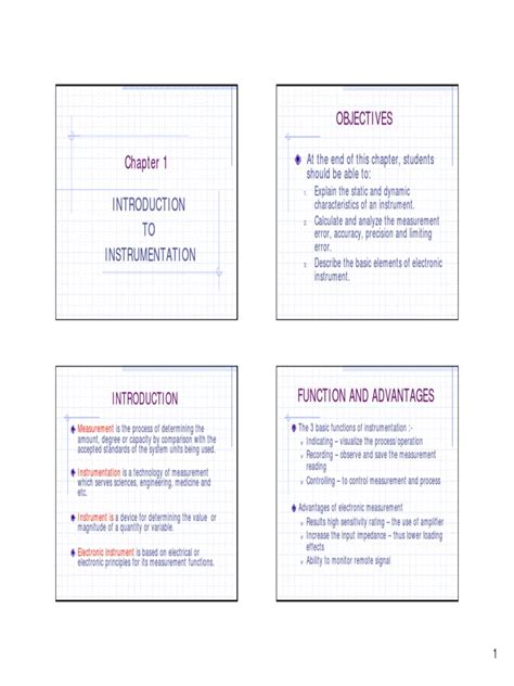Introduction To Instrumentation Pdf Pdf Accuracy And Precision Observational Error