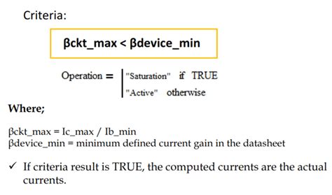 Transistor Operation Mode Determination ElectronicsBeliever