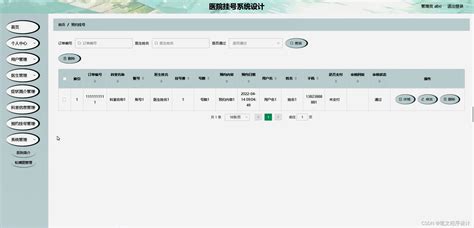 Java医院挂号系统设计（源码开题） Csdn博客
