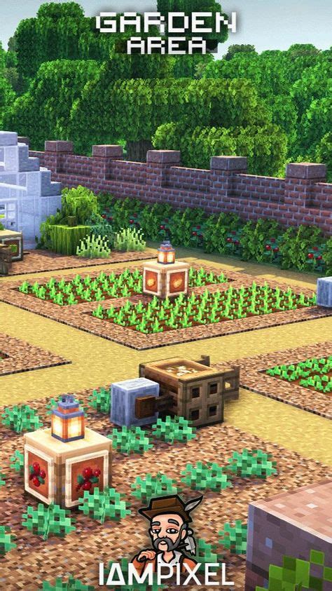 Minecraft Crop Garden Area 🌿