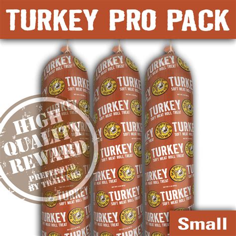 Turkey Pro Pack Small Happy Howies Natural Dog Treats