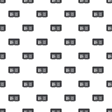 Electronic Watch Pattern Simple Style 15222855 Vector Art At Vecteezy