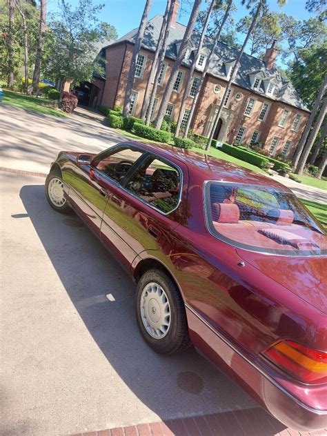 1990 Lexus Ls400 Sedan Red 400 For Sale