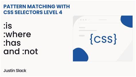 Nml On Linkedin Is Where Has And Not Pattern Matching With Css