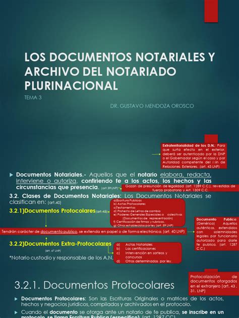 Tema 3 Los Documentos Notariales Y Archivo Del Notariado Pdf Ley